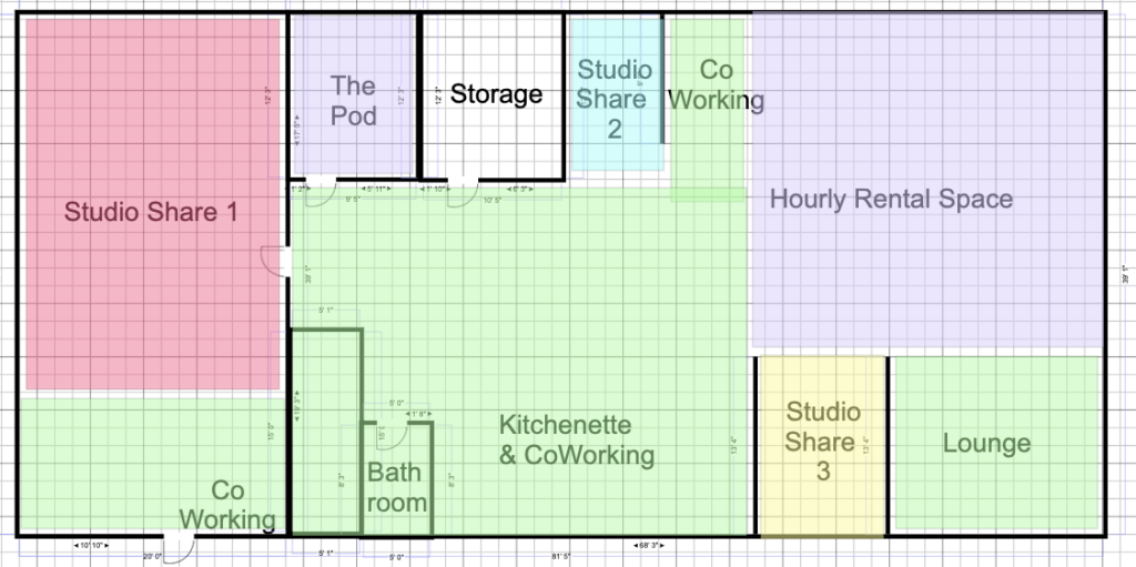 Studio Floorplan | MotionWorks